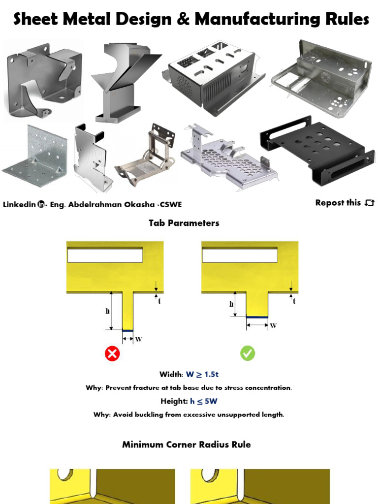 Sheet Metal Design Guidelines | PDF | Fracture | Strength Of Materials