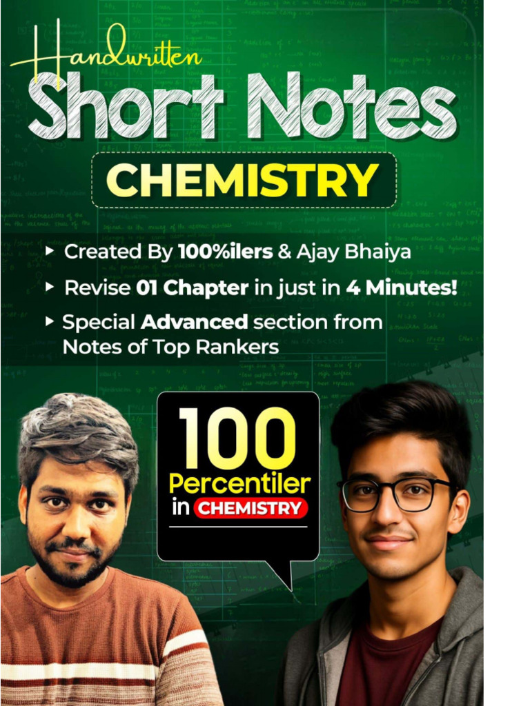 Ajay Singh Short Notes - Inorganic Chemistry PDF | PDF