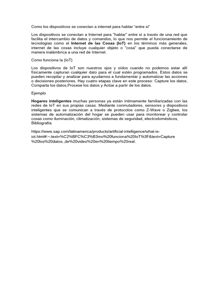 Cómo funciona el Internet de las Cosas | PDF