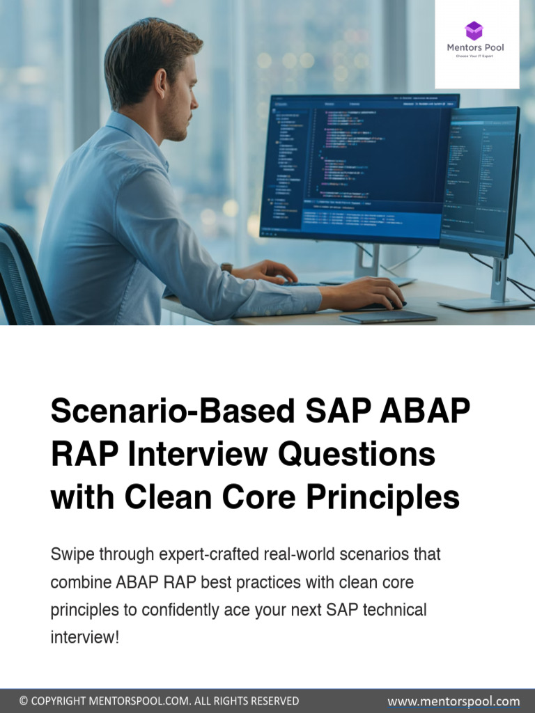 SAP ABAP RAP Interview Scenarios | PDF | Programming Paradigms ...
