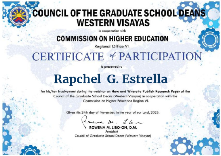E-Certificate On How and Where To Publish Research Paper | PDF