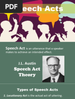 Searle's Classification of Speech Act | PDF | Semiotics | Human Communication