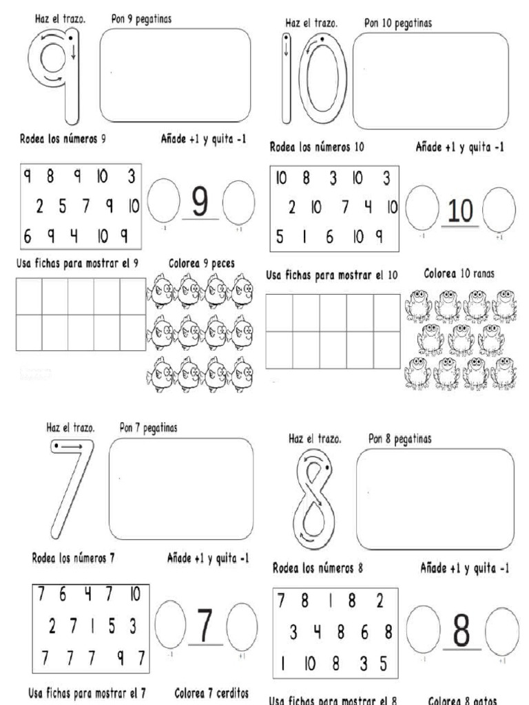 Actividades Del 1 Al 10 | PDF