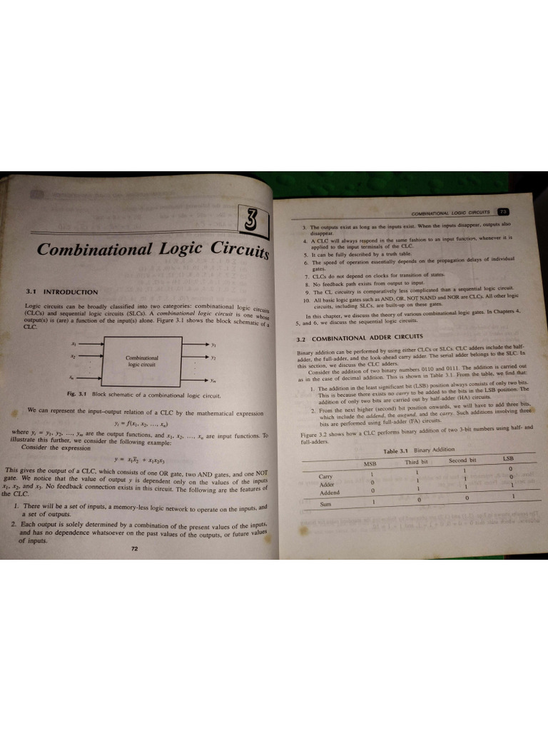 Combinational Logic Circuits | PDF