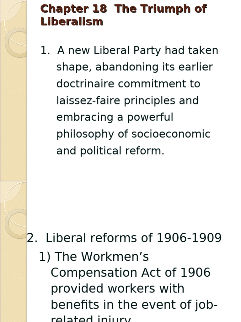 Liberal Reforms in Early 20th Century Britain | PDF | Government Budget ...