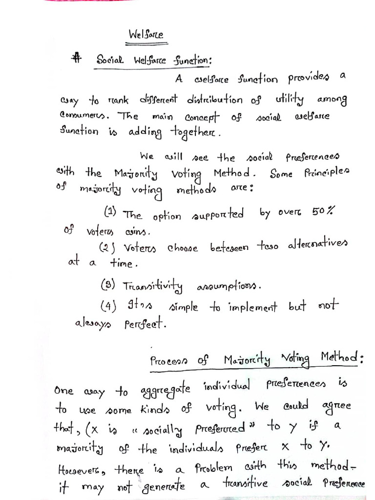 Welfare Maximization | PDF