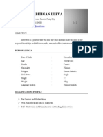 Curriculum Vitae | PDF | Tagalog Language | Philippines
