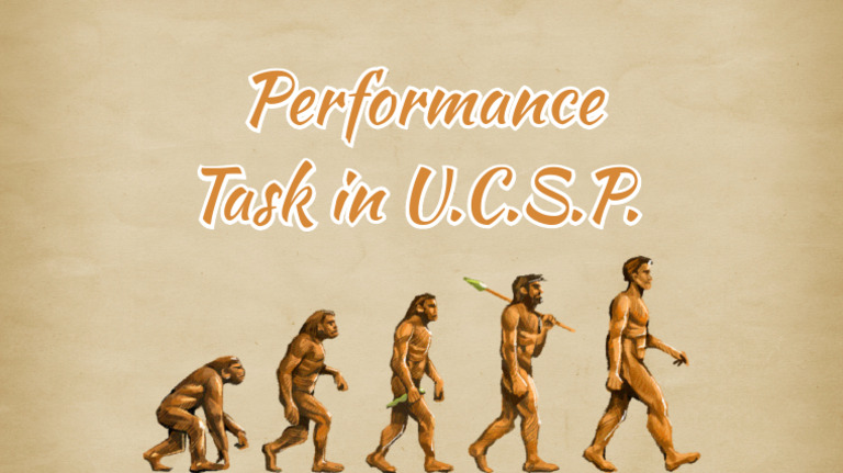 Prehistoric Age Media Evolution Presentation in Brown Vintage Style | PDF