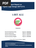1 Bit ALU Design | PDF | Computing | Digital Electronics
