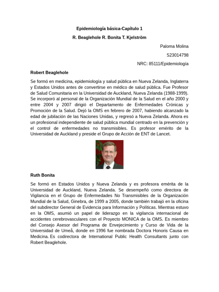 Paloma Rubi Molina Ortega - Epidemiología Básica Bonita | PDF | Epidemiología | Enfermedades ...