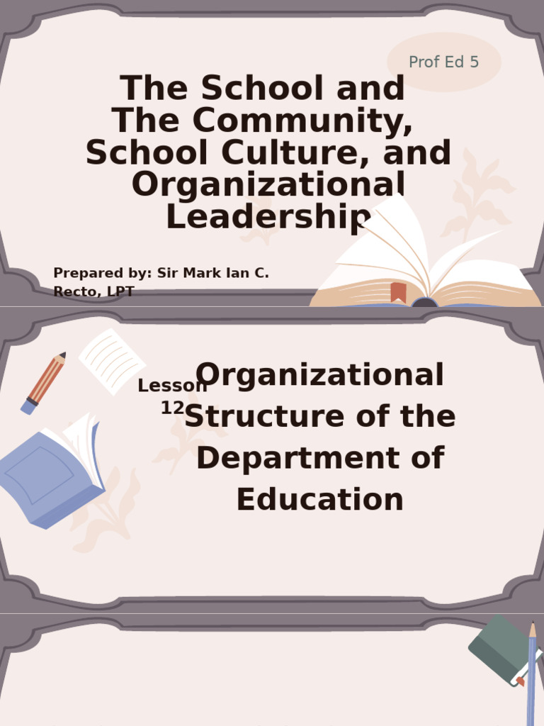 DepEd Organizational Structure Overview | PDF | Educational Assessment ...