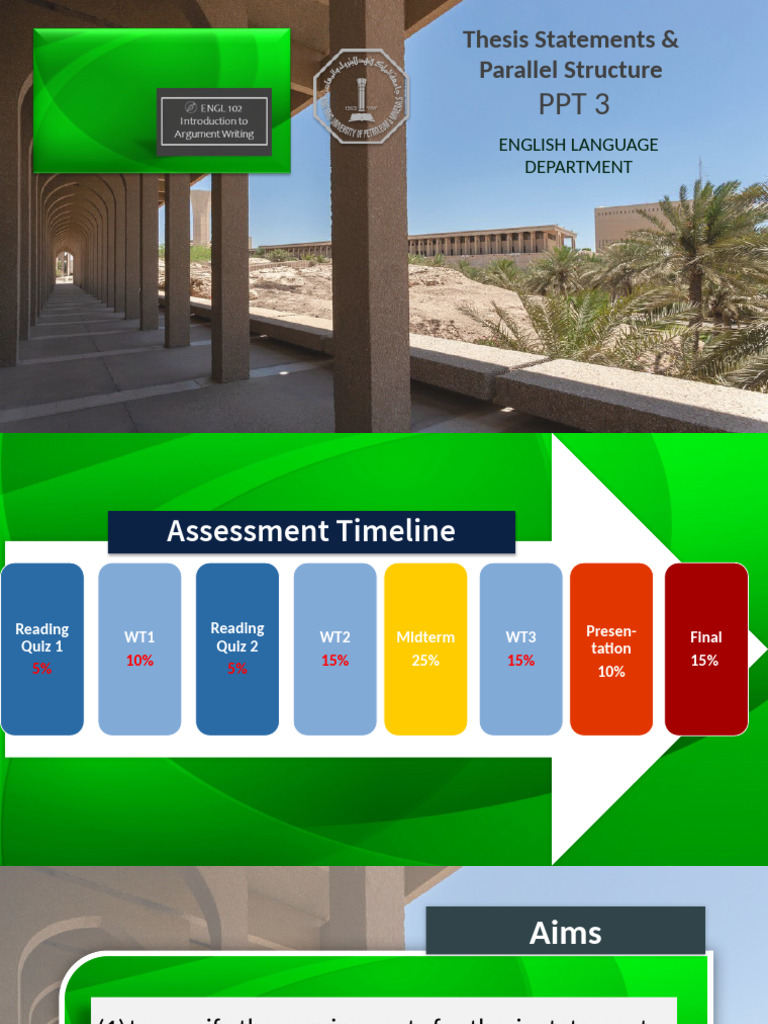 Introduction 2 Thesis and Parallel Structure | PDF