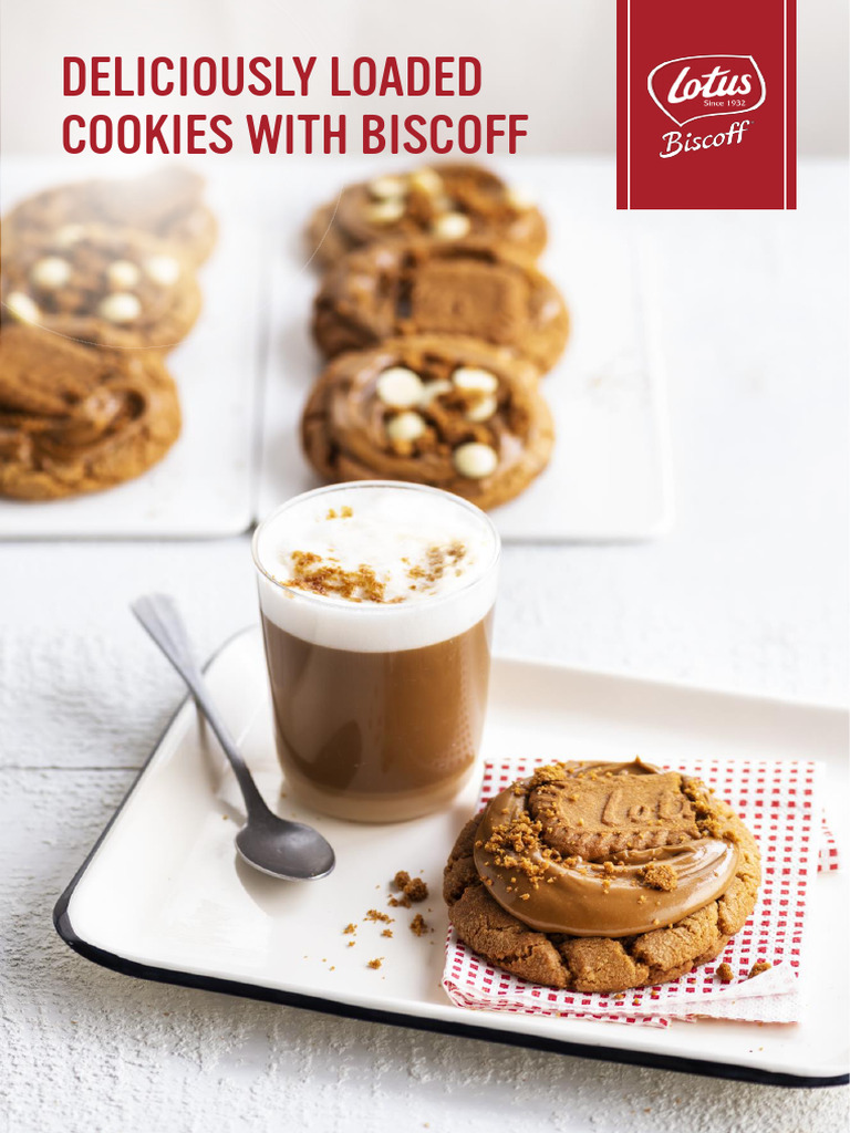 Loaded Cookies With Lotus Biscoff Recipe Sheet | PDF | Baking | Foods