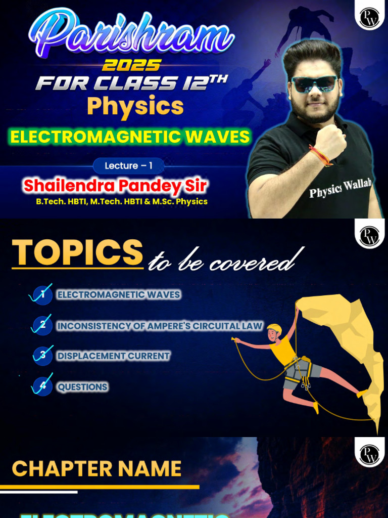 Electromagnetic Wave CH-8 | PDF