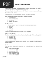 Boxing The Compass | PDF | Angle | Geometric Measurement