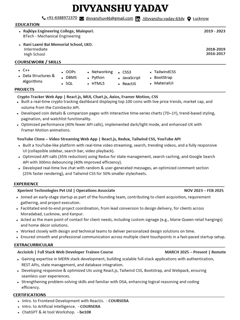 Divyanshu TechRes 2025 | PDF | Computer Programming | Software Development