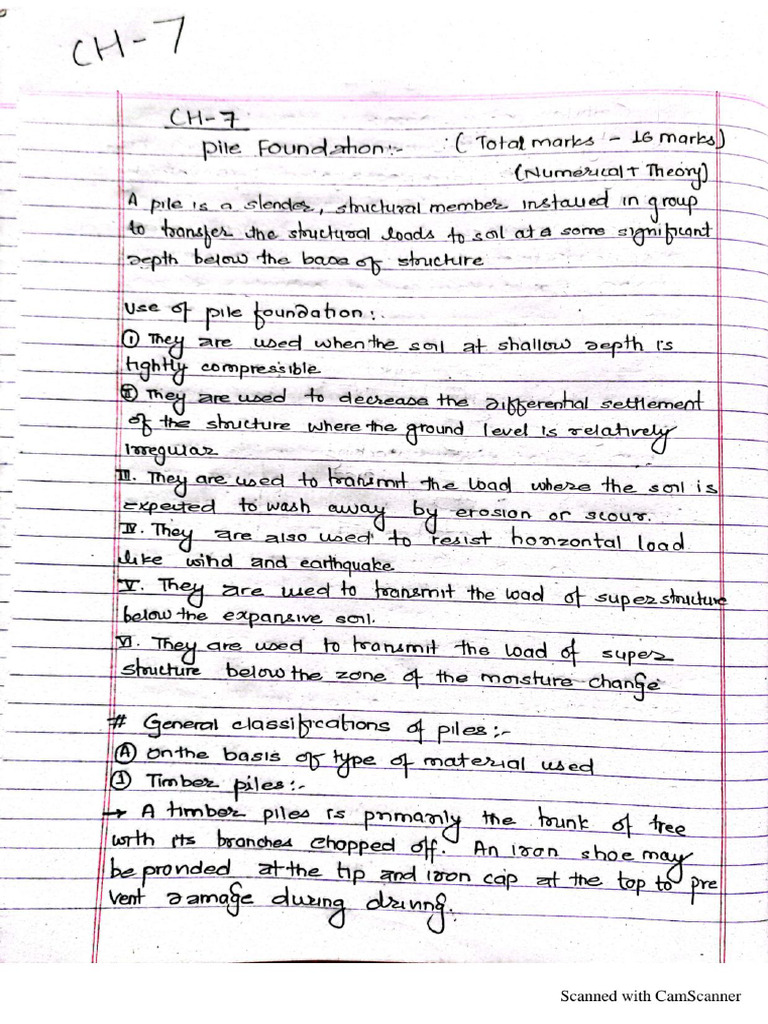 Pile Theory | PDF