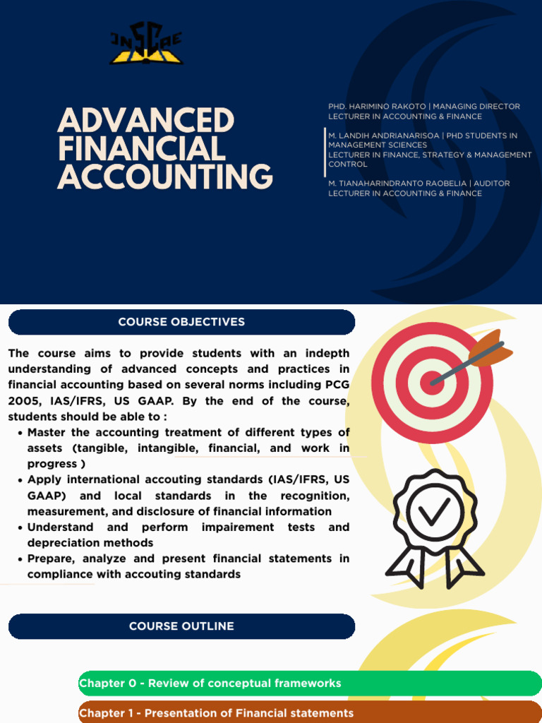 0 Advanced Financial Accounting Syllabus | PDF