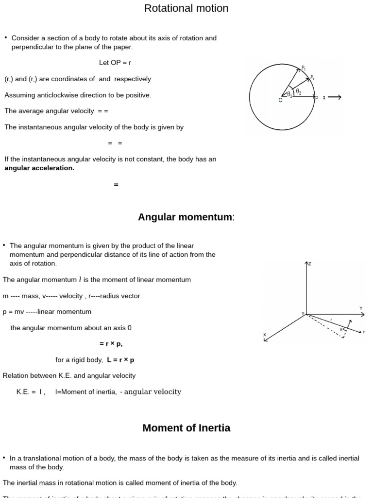 Understanding Rotational Motion Concepts | PDF | Rotation Around A ...