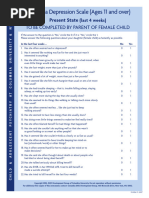 Children's Depression Rating Scale | PDF