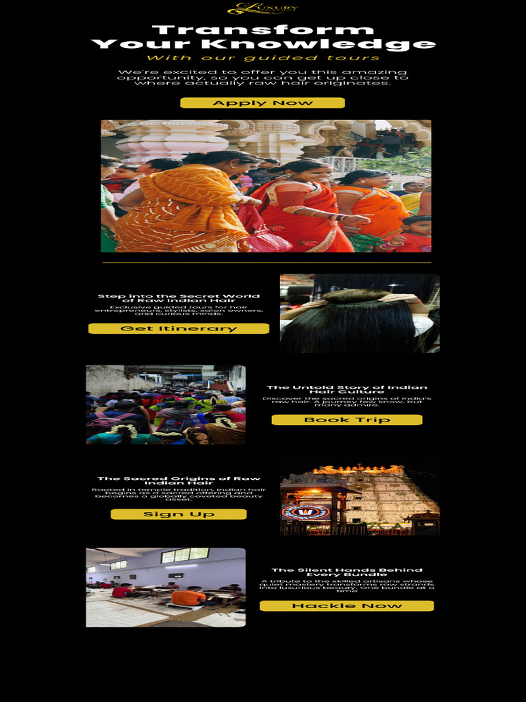 Raw Indian Hair Tour | PDF