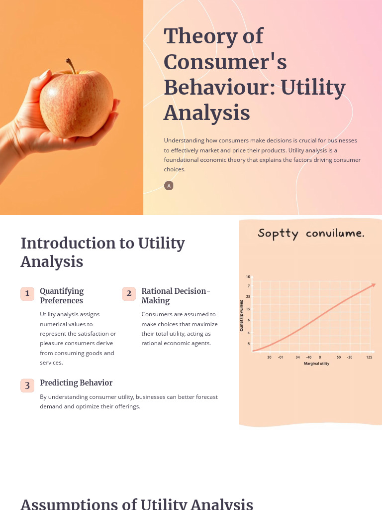 Consumer Behavior: Utility Analysis Guide | PDF | Utility | Demand