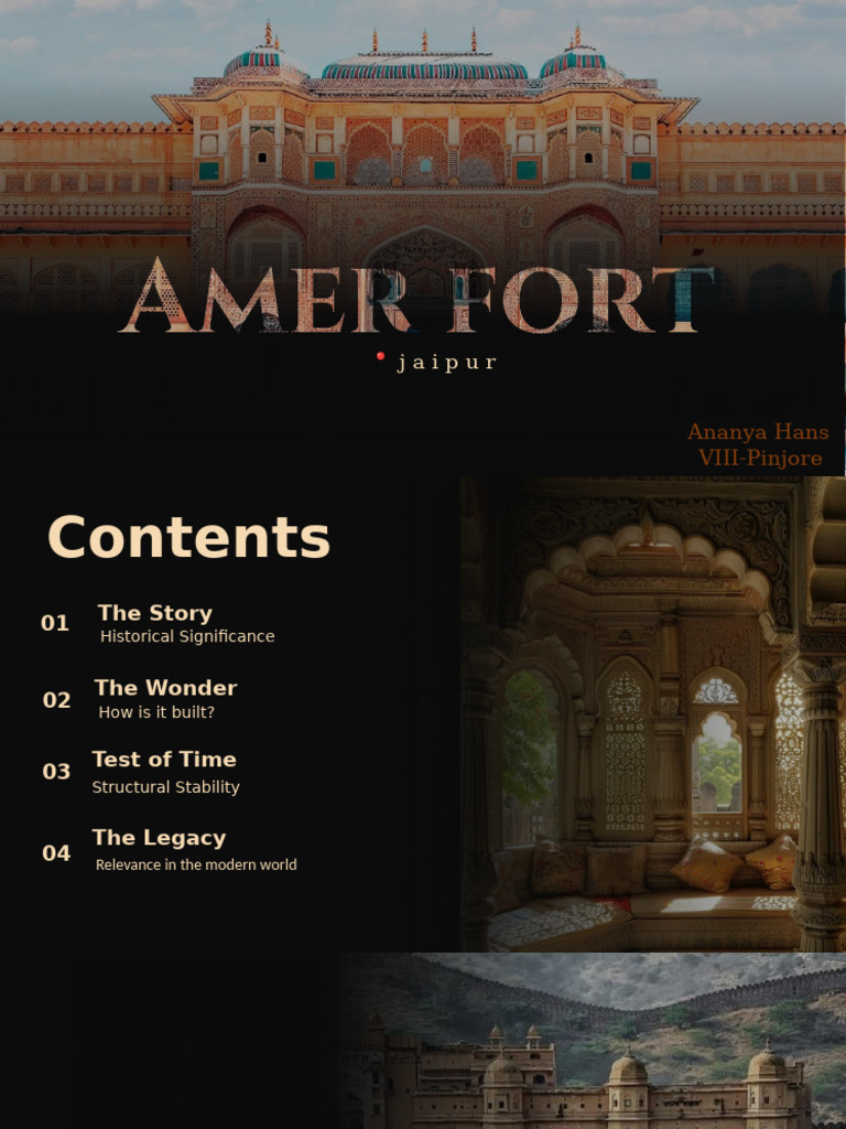 Monument of Amer Fort | PDF