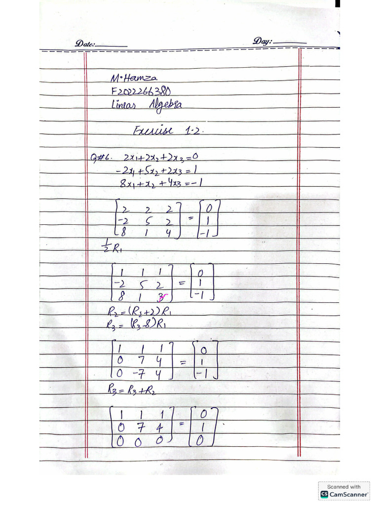 Linear Assignment 1 | PDF