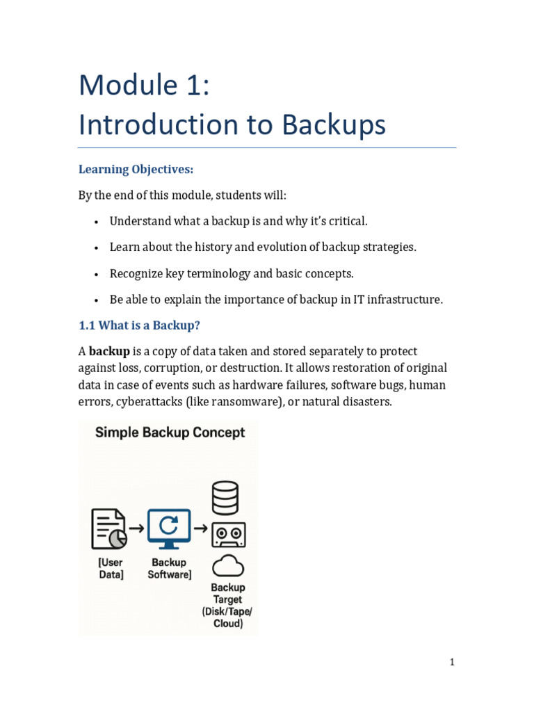 Essential Backup Strategies and Tools | PDF | Backup | Cloud Computing
