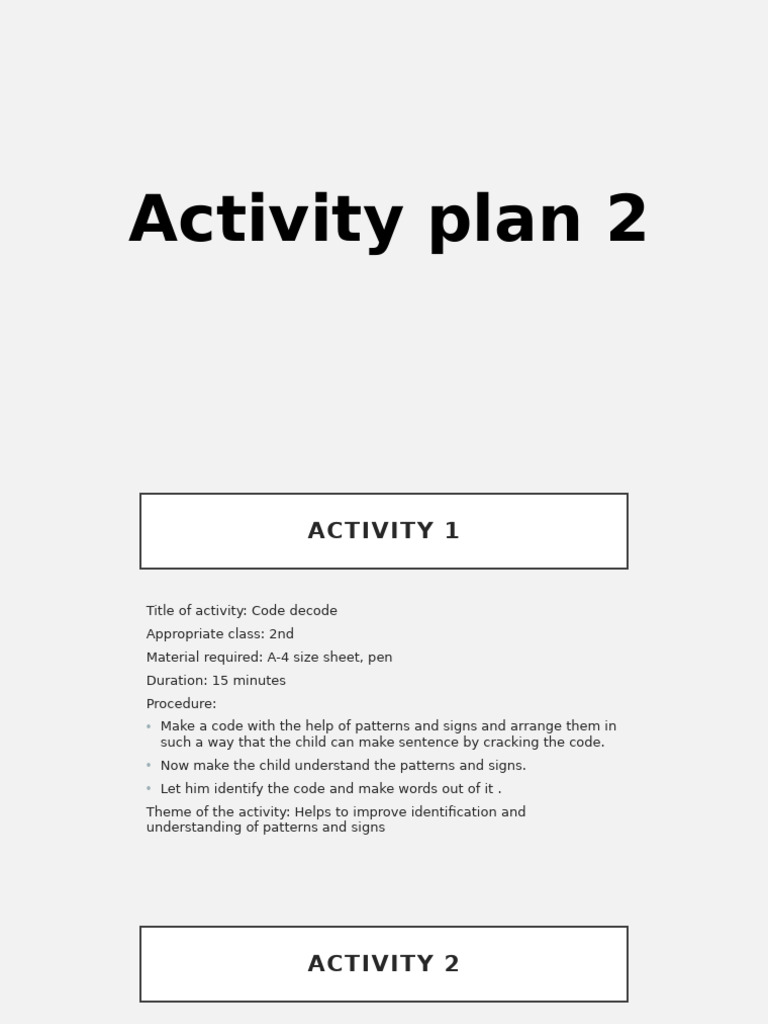 Engaging Activities for 2nd Graders | PDF