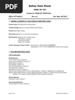 Relton New Rapid Tap SDS Summary | PDF | Dangerous Goods | Toxicity