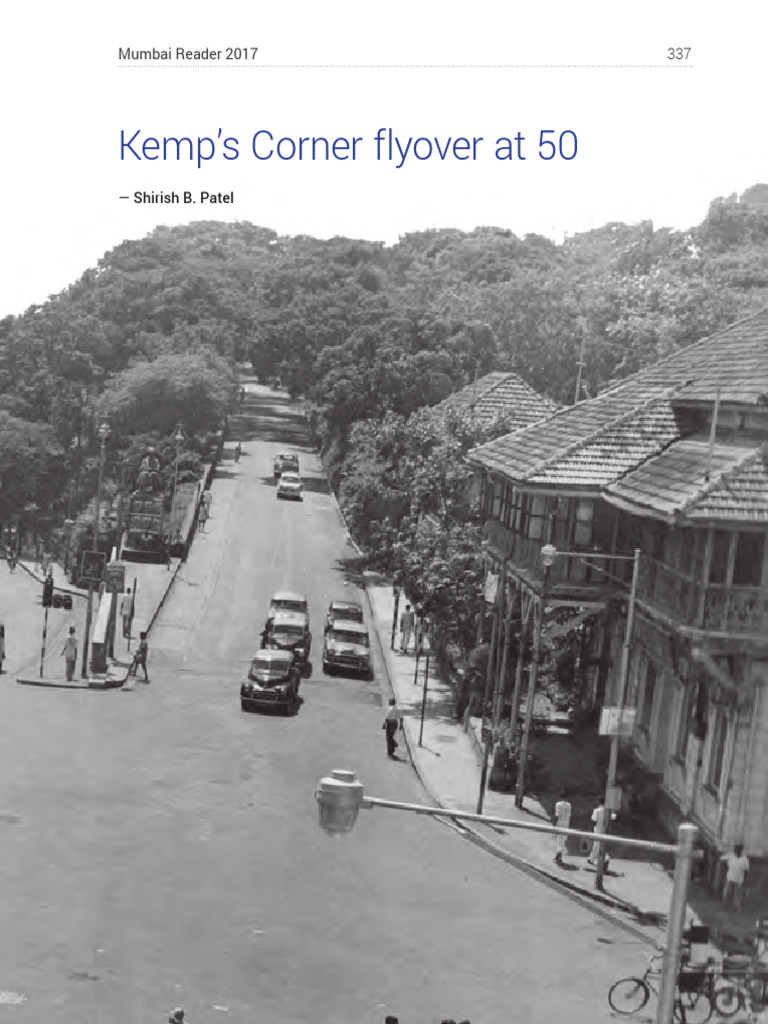 27 Kemp's Corner Flyover at 50 - Shirish B Patel | PDF | Traffic ...