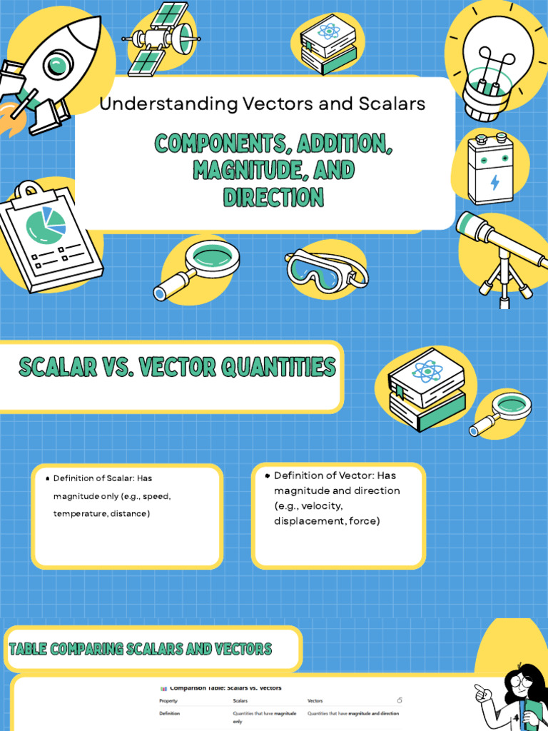 Understanding Scalars and Vectors | PDF | Euclidean Vector | Velocity