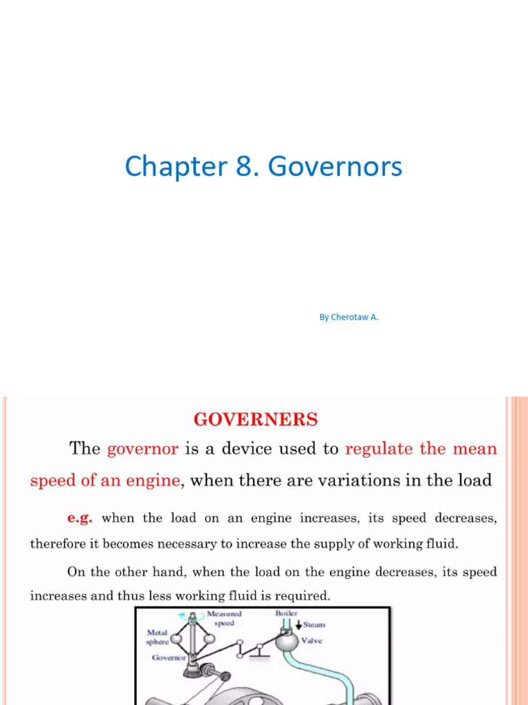 Governer | PDF