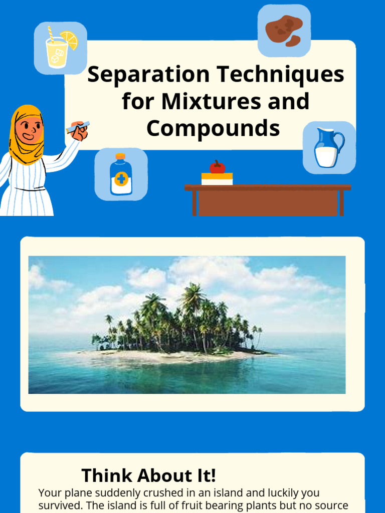 Separating Techniques | PDF | Filtration | Mixture