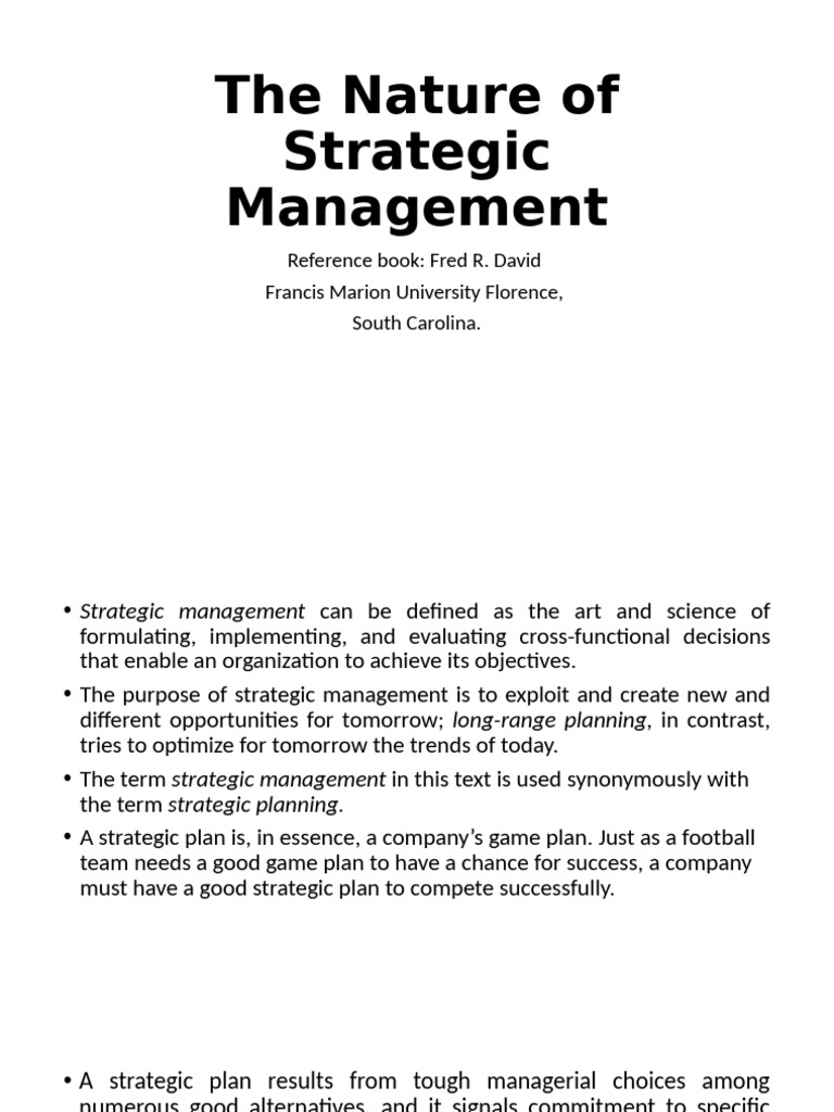 Understanding Strategic Management Principles | PDF | Strategic ...