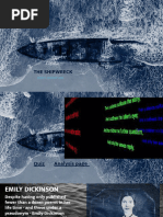 The Shipwreck Emily Dickinson | PDF | Poetry | Emily Dickinson