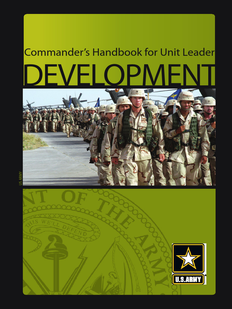 Commanders Handbook For Leader Dev | PDF | Leadership | Mentorship