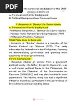 Resume of Senator Ferdinand - Bongbong - R. Marcos, Jr. - Senate of The ...