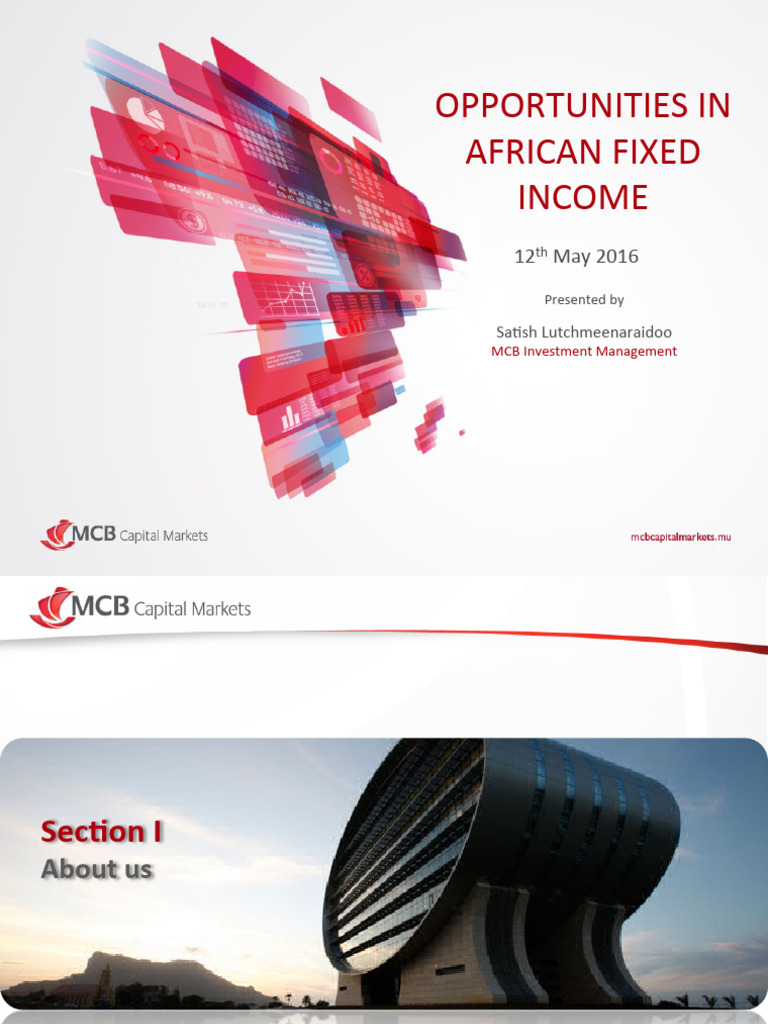 MCB - Botswana Pension Fund Presentation - Final | PDF | Bonds (Finance ...