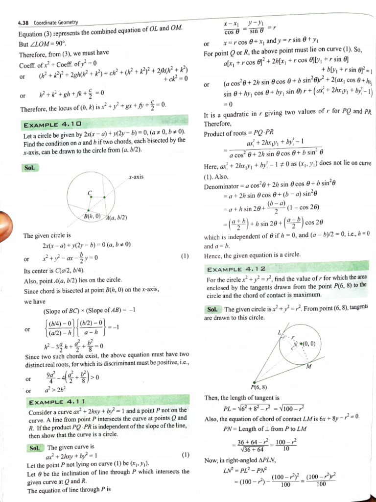 Cengage Coordinate Geometry - 127 | PDF
