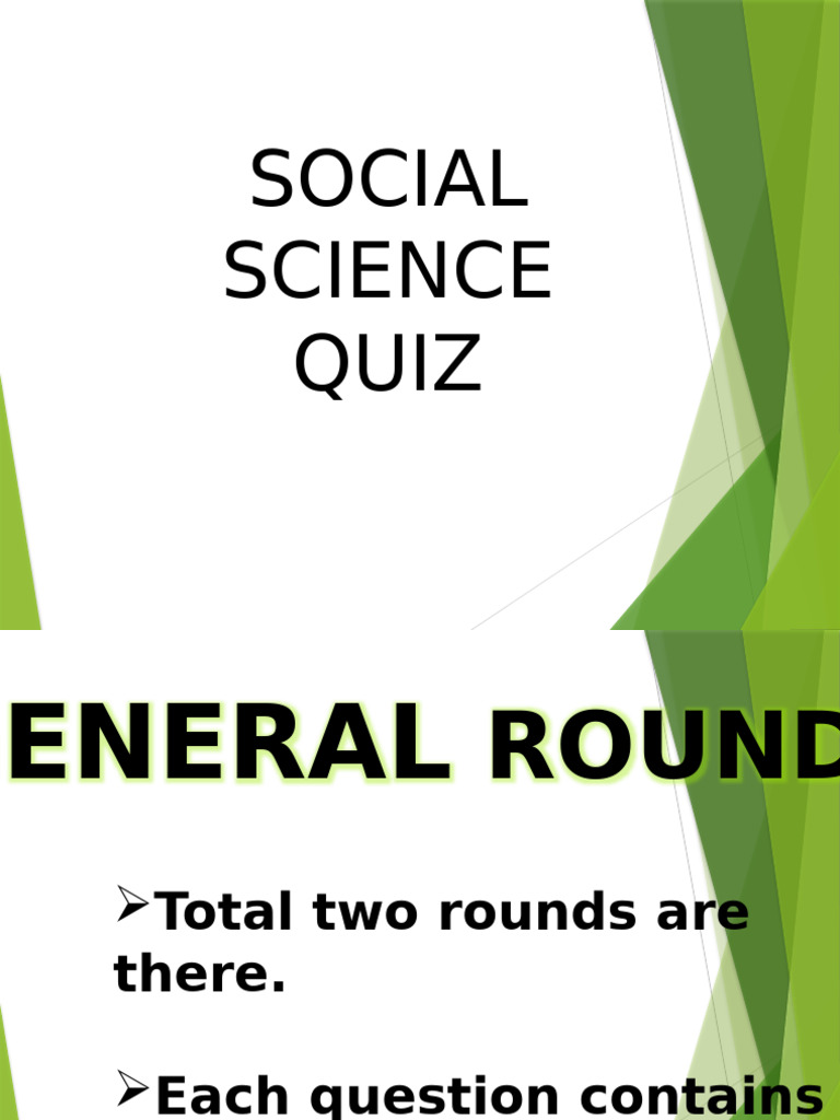 Social Science Quiz Document | PDF | Festival