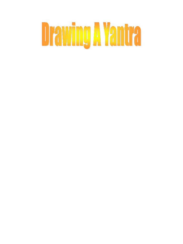 Yantra Drawing Techniques and Methods | PDF