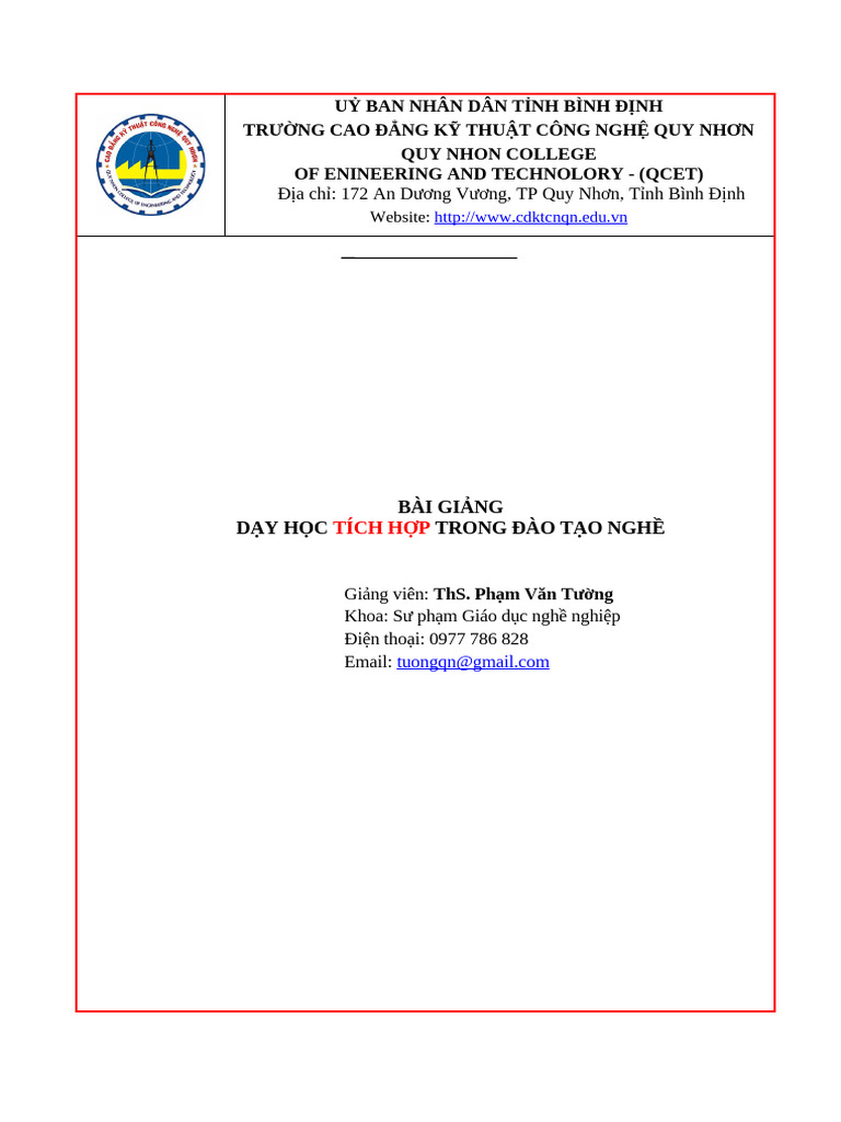 Bai 3 - Day Hoc Tich Hop | PDF