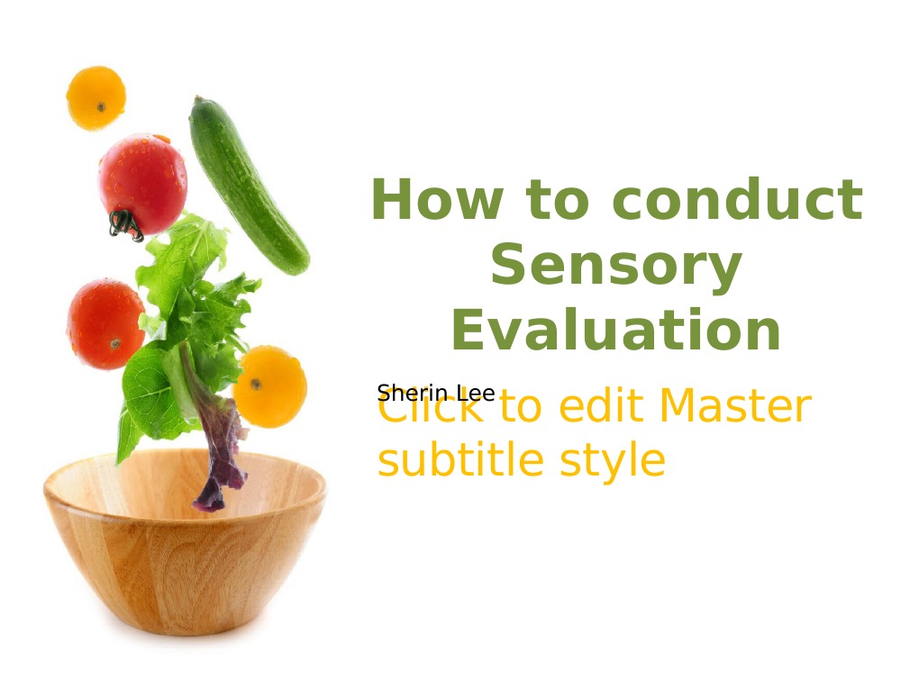 How To Conduct Sensory Evalution | PDF | Evaluation Methods | Evaluation