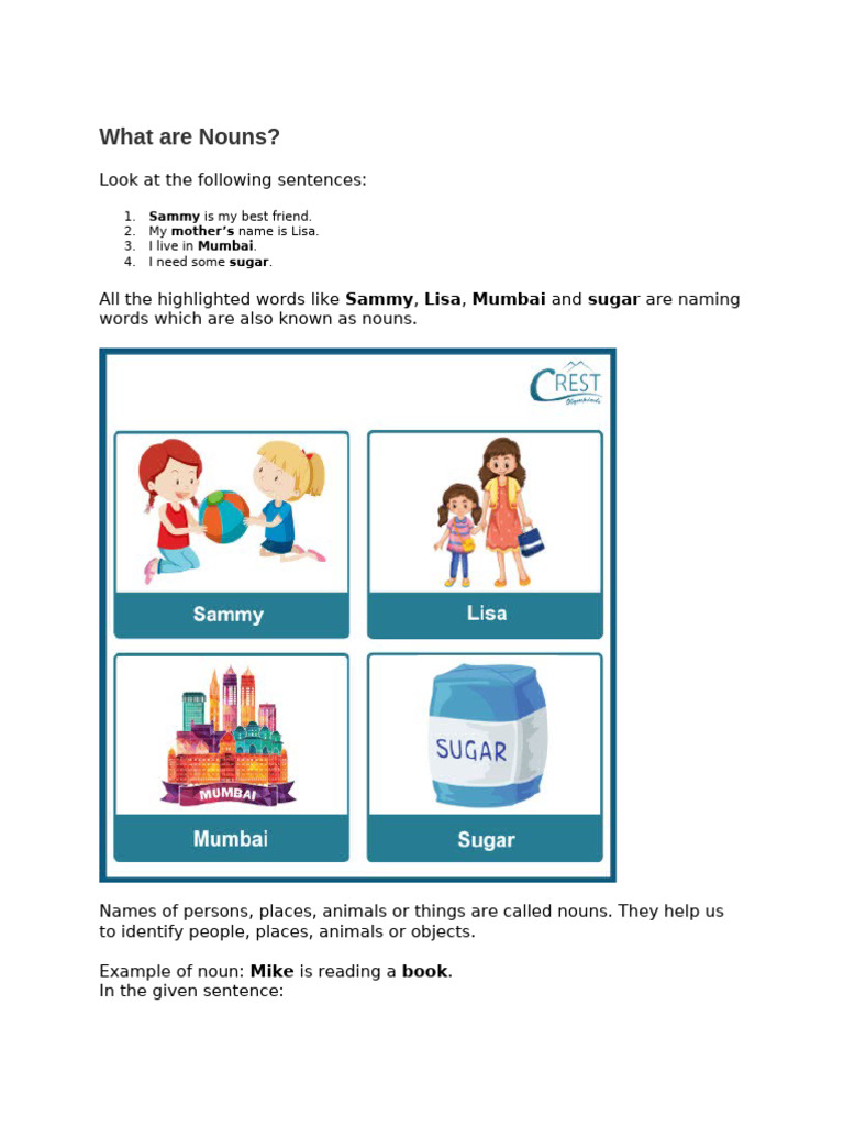 Basic Classification and Types | PDF | Noun | Plural