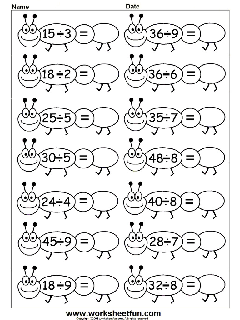 Insect Ant Division 3 | PDF