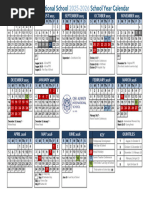 Hartselle City Schools 2025-26 Calendar | PDF | Academic Term | Festival