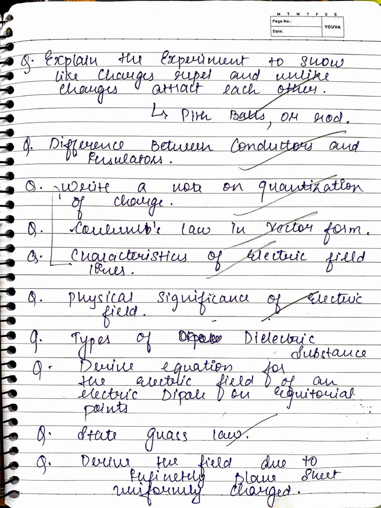 Imp Questions of Phy Ch1,2,3,4 | PDF