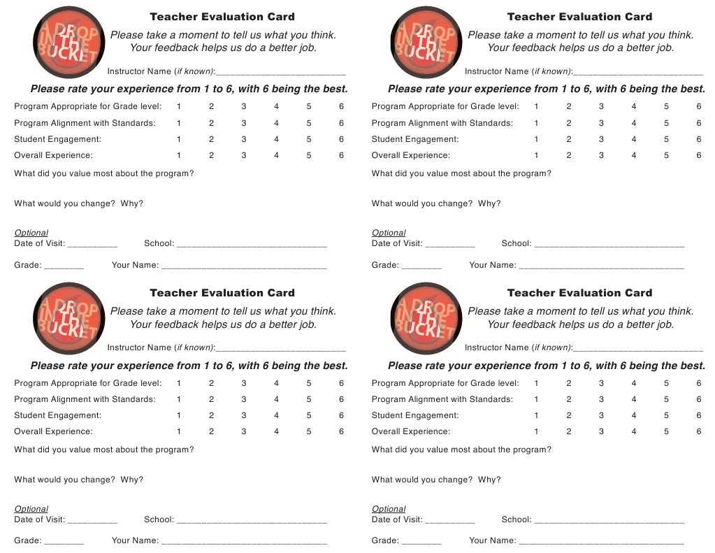Eval Card | PDF | Career & Growth